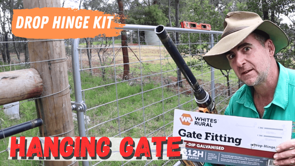 Hanging a gate easily and accurately with a Drop Hinge Kit | Tim Thompson
